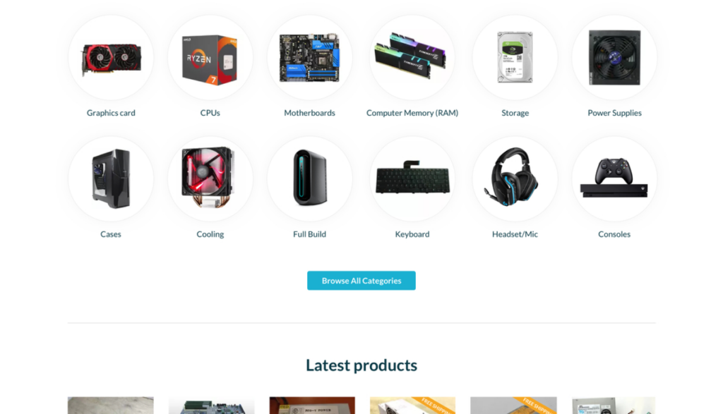 All categories with images - My Marketplace Builder